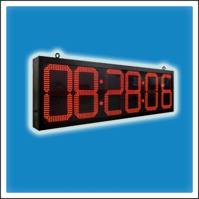 20 Inches Outdoor LED Digit Time & Temperature Display Sign - HANGEL LED
