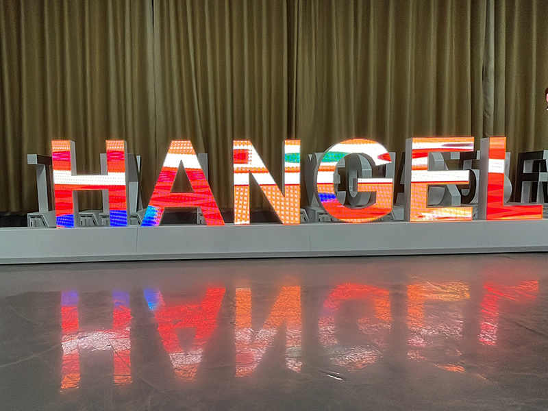 Create Stunning Visuals with Our LED Video Letters | Hangel LED